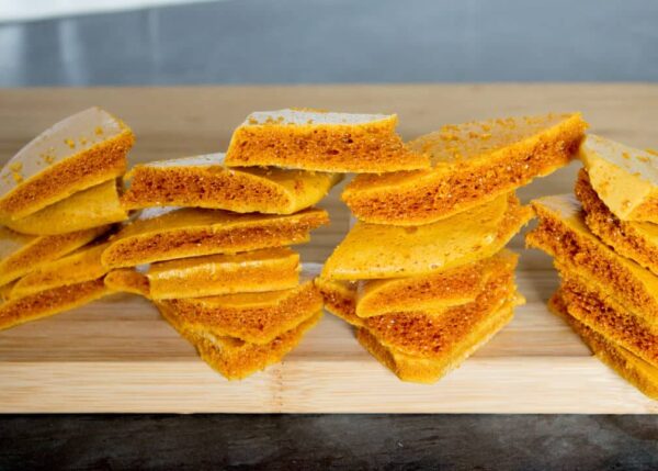 Easy Chocolate Cinder Toffee Recipe | Kitchen Mason