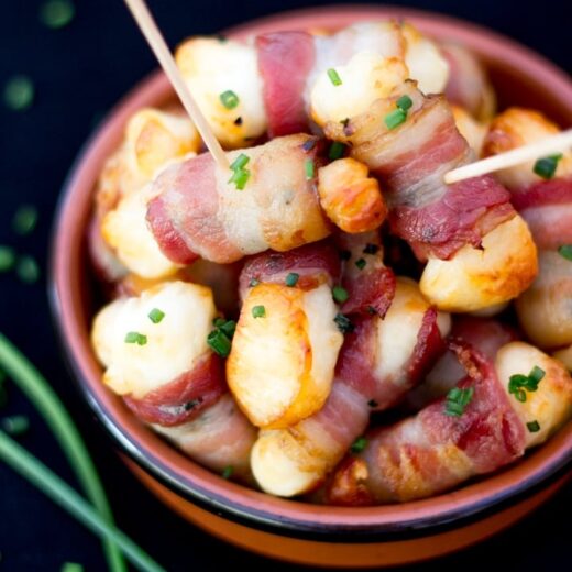 Easy Bacon Halloumi Bites Recipe | Kitchen Mason
