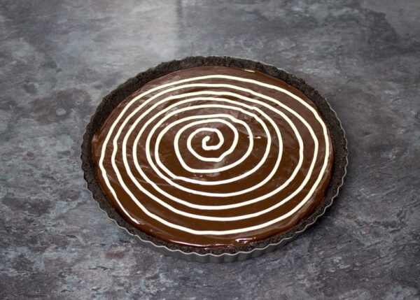 Bloody Spider Web Chocolate Tart Recipe | Kitchen Mason