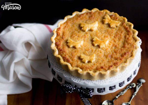 Classic English Treacle Tart Recipe | Kitchen Mason