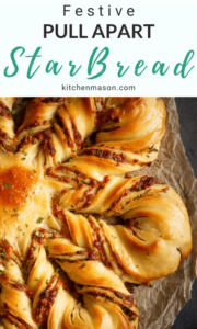Festive Star Pull Apart Bread Recipe | Kitchen Mason