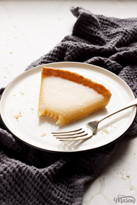 Old School Butterscotch Tart | Easy Picture Recipe - Kitchen Mason