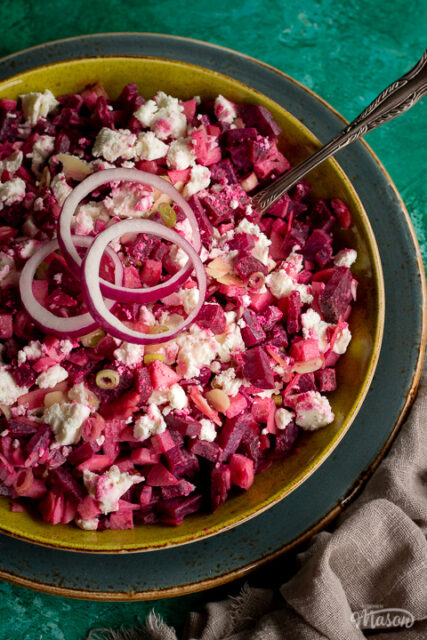 Easy Apple and Beetroot Salad Recipe | Kitchen Mason