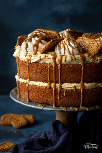 Easy All In One Biscoff Cake Recipe