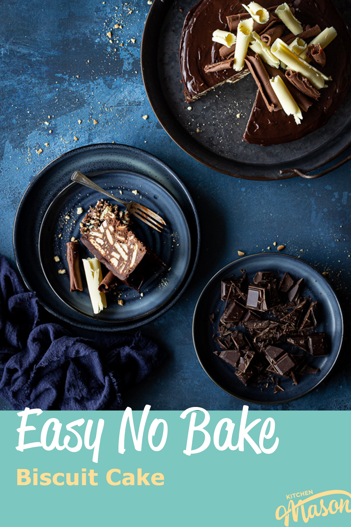Easy Chocolate Biscuit Cake Recipe - Kitchen Mason