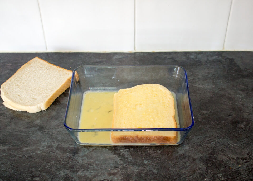 Easy Ham Egg and Cheese Savoury French Toast | Kitchen Mason