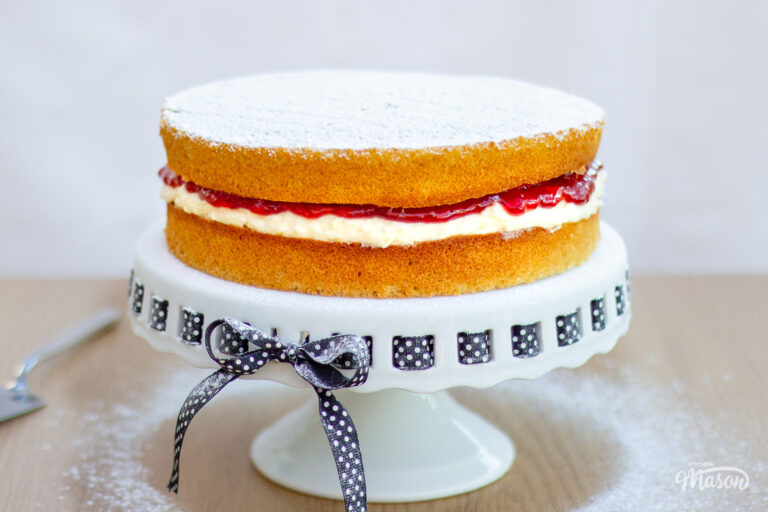 The Best Easy Victoria Sandwich Cake Recipe | Kitchen Mason
