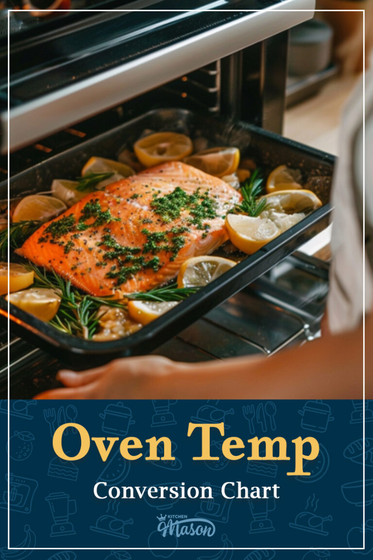 Extra Helpful Oven Temperature Conversion Chart UK