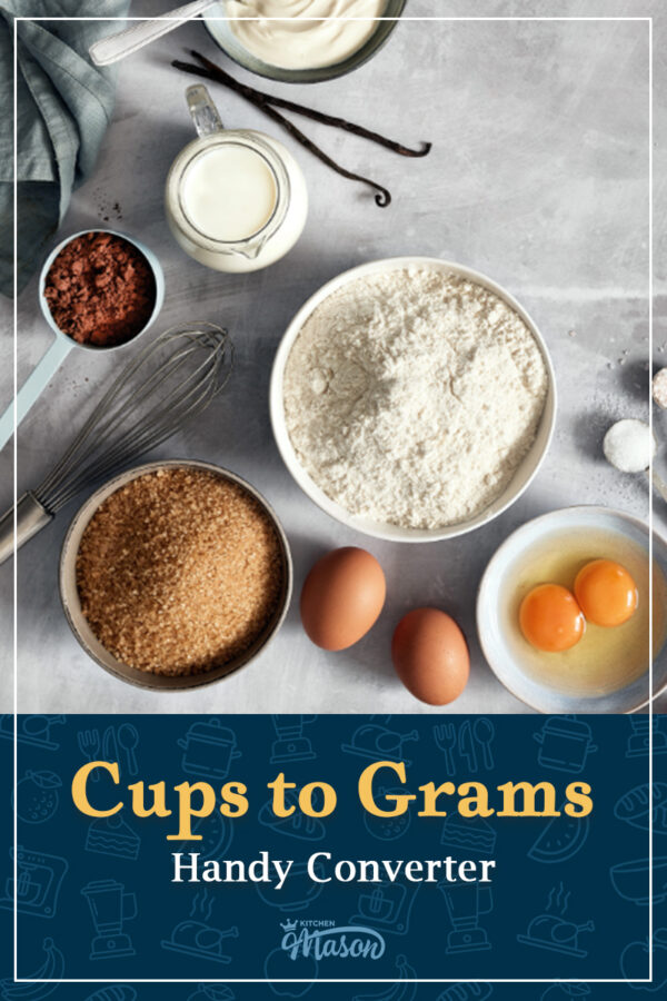 Really Helpful US Cups to Grams Converter (UK)