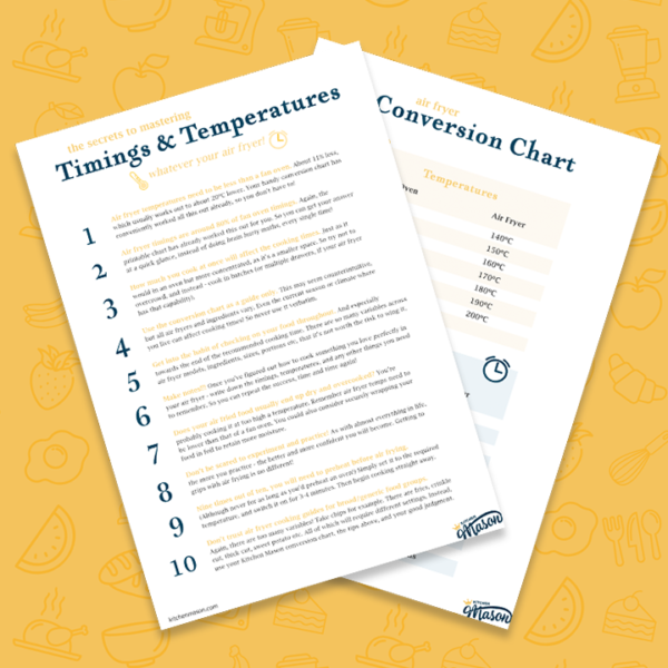 Deep Fryer To Air Fryer Conversion Chart